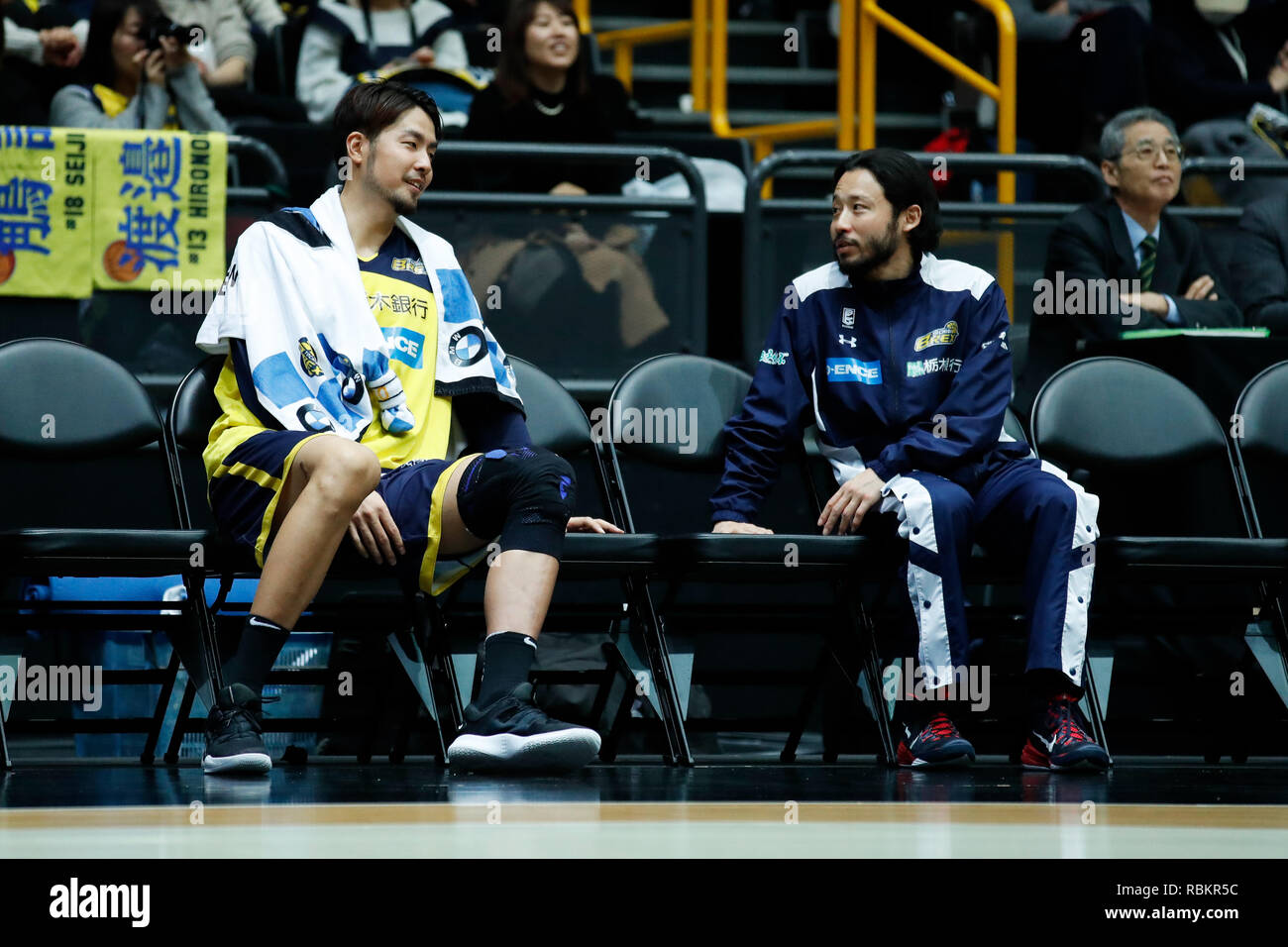 (L to R) Kosuke Takeuchi, Yuta Tabuse (Brex), JANUARY 10 2019 ...