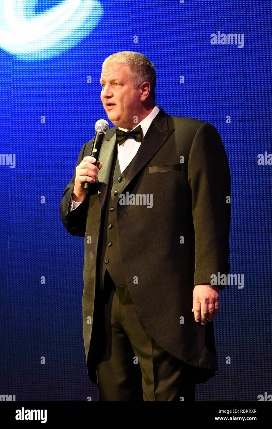 Las Vegas, NV, USA. 10th Jan, 2019. Derek Stevens at the announcement ...