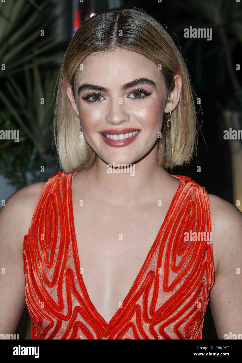 Los Angeles, California, USA. 10th January, 2019. Actress Lucy Hale ...