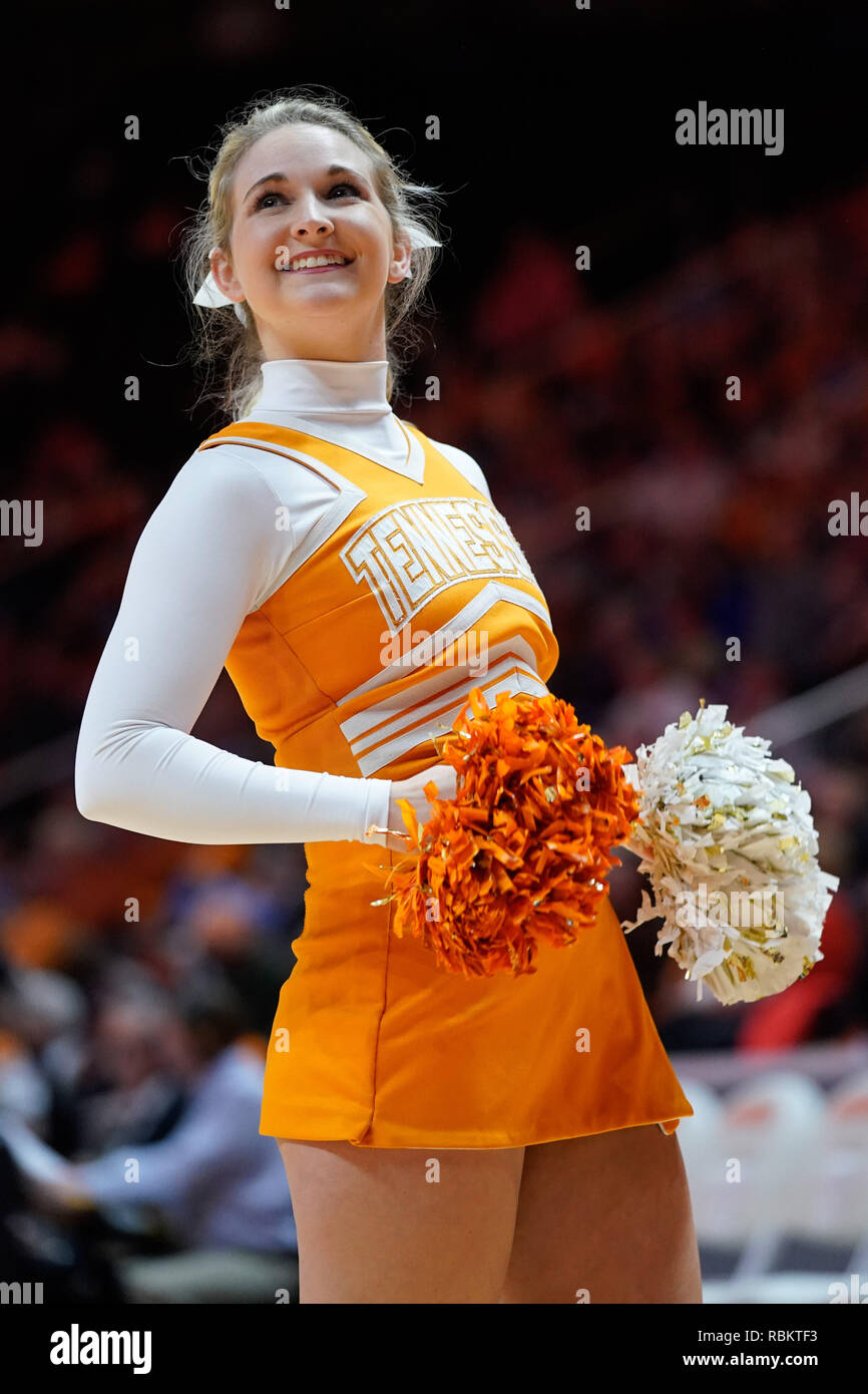 January 10, 2019: Tennessee Lady Volunteers cheerleader during the NCAA ...