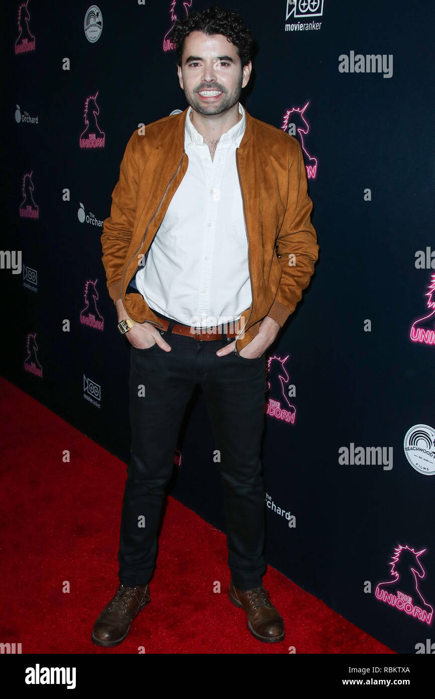 Los Angeles, California, USA. 10th January, 2019. Actor Nick Rutherford ...