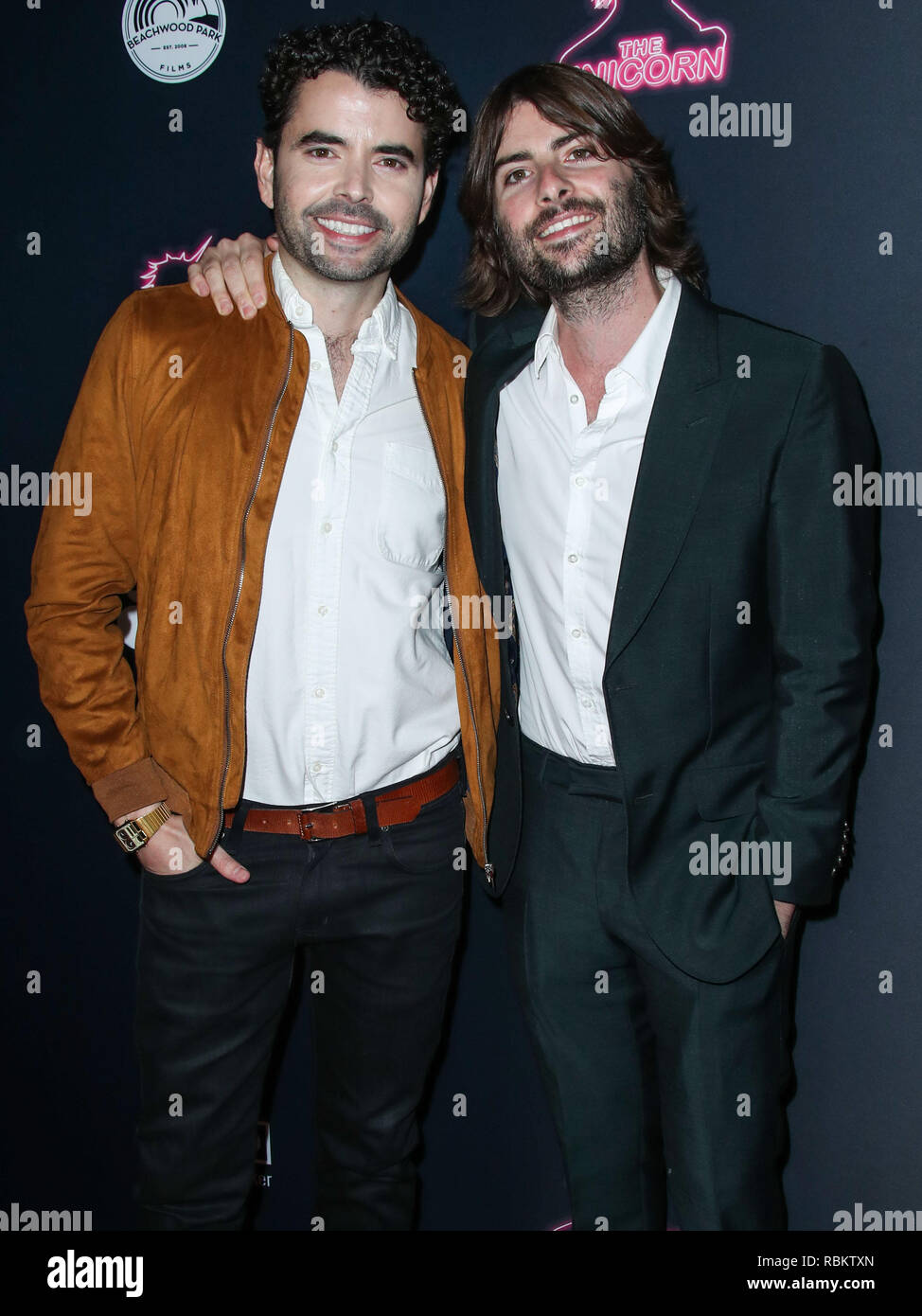 Los Angeles, California, USA. 10th January, 2019. Nick Rutherford and ...