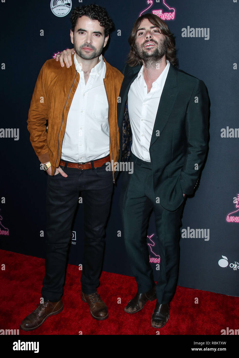 Los Angeles, California, USA. 10th January, 2019. Nick Rutherford and ...