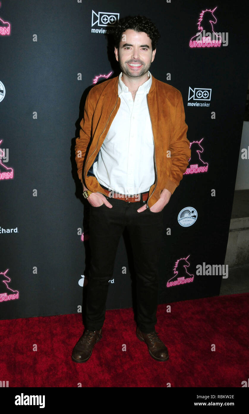 Los Angeles, California, USA. 10th January, 2019. Actor Nick Rutherford ...