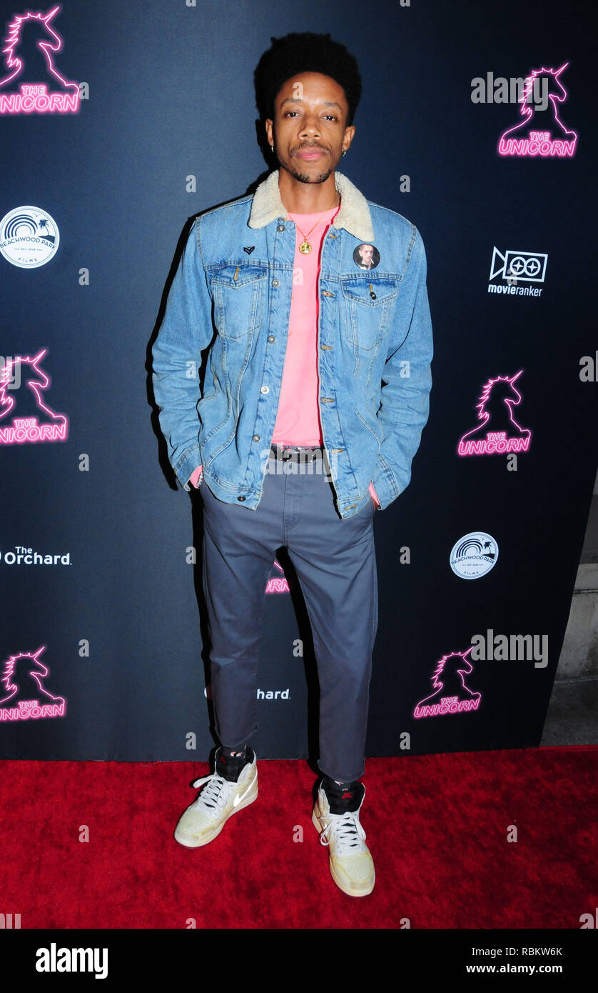 Los Angeles, California, USA. 10th January, 2019. Actor Darrell Britt ...