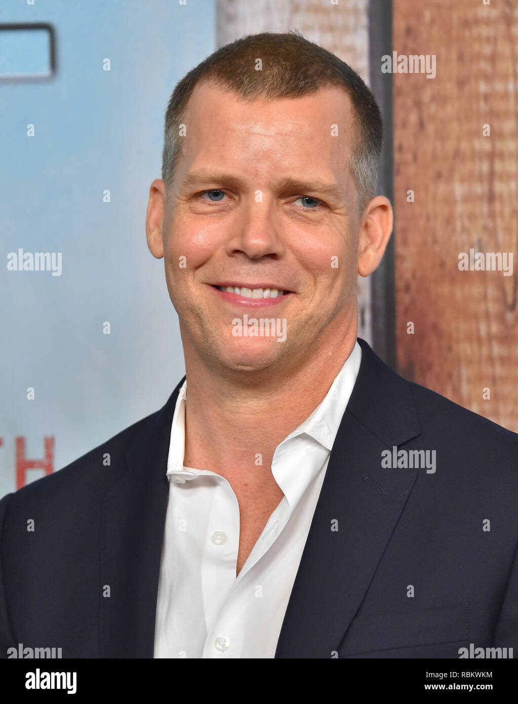 West Hollywood, California, USA. 10th Jan, 2019. Tim Griffin arrives ...