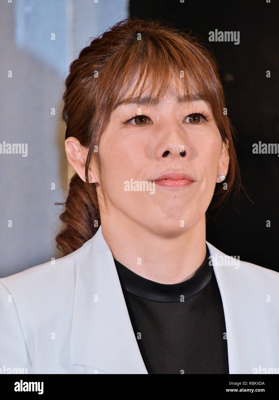 Japanese three-time Olympic wrestling gold medalist Saori Yoshida ...