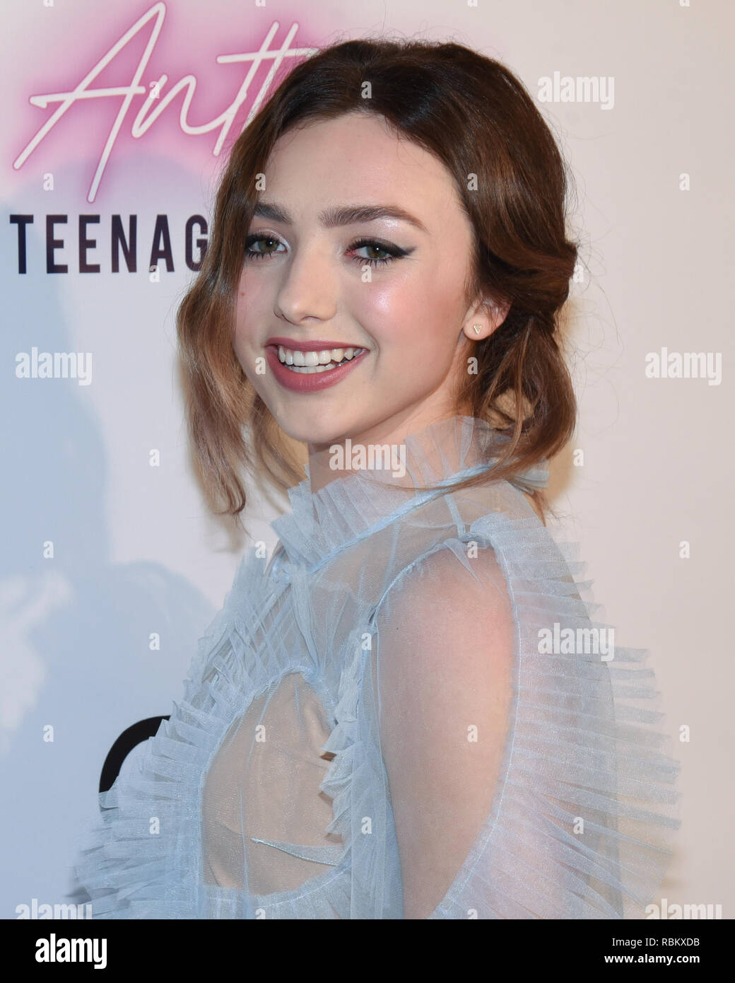 Hollywood, California, USA. 10th Jan, 2019. Peyton List attends The Los ...