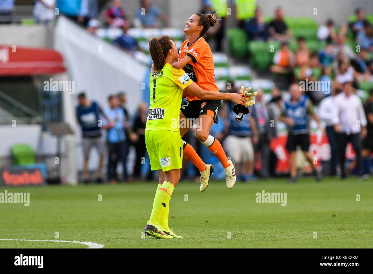 AAMI Park, Melbourne, Australia. 11th Jan, 2019. W League football ...