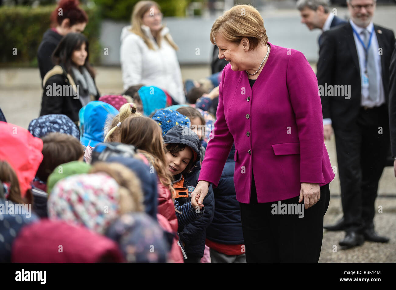 Athen, Greece. 11th Jan, 2019. Chancellor Angela Merkel (CDU) speaks ...