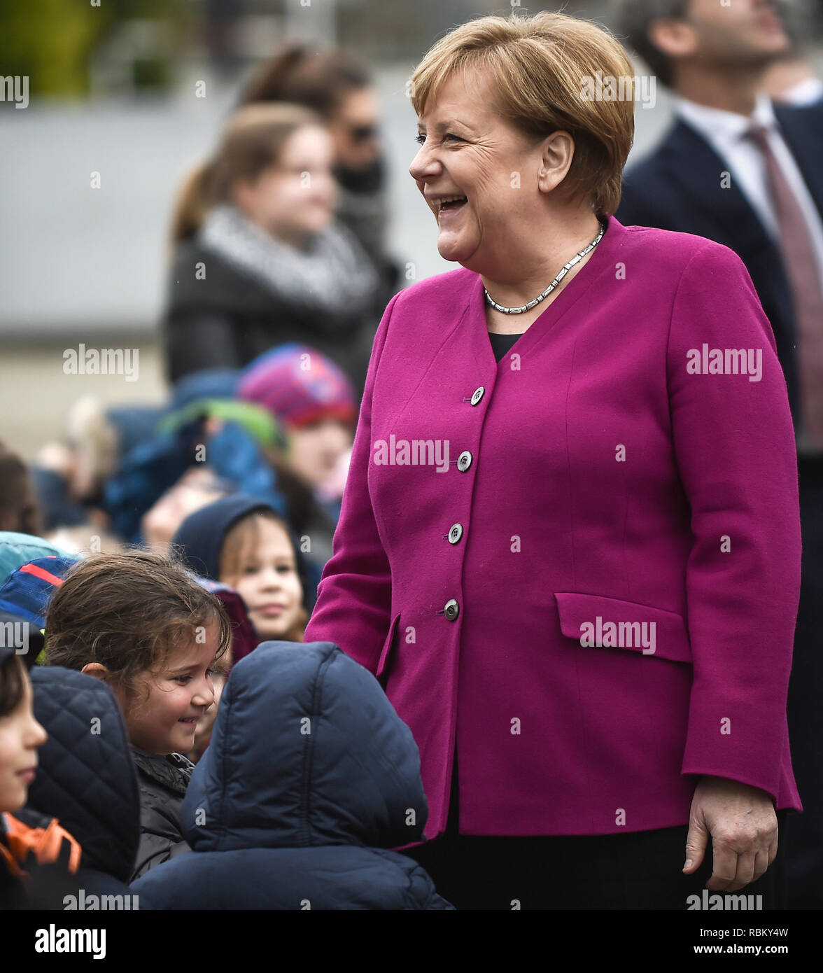 Athen, Greece. 11th Jan, 2019. Chancellor Angela Merkel (CDU) speaks ...