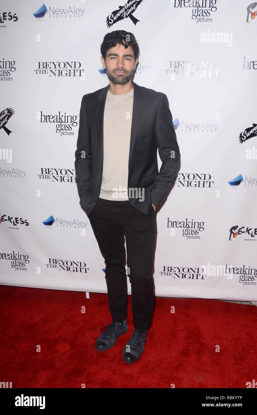 Beverly Hills, Ca. 10th Jan, 2019. Adrian Grenier at the Los Angeles ...
