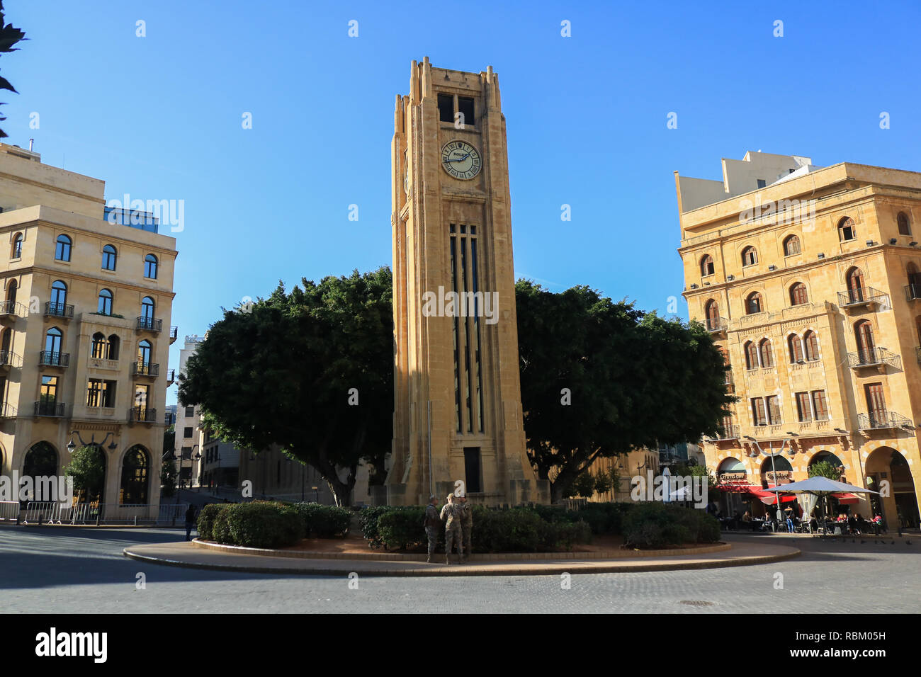 Beirut, Lebanon. 11th Jan, 2019. The Clock Tower in Place De L'Etoile ...