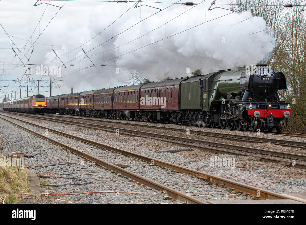 Pacific class a3 locomotive hi-res stock photography and images - Alamy