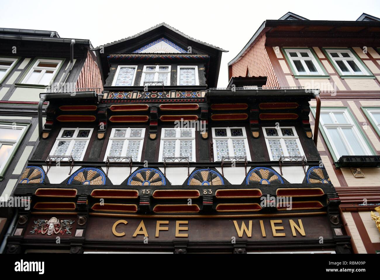Wernigerode, Germany. 09th Jan, 2018. Old town, Germany, city of ...