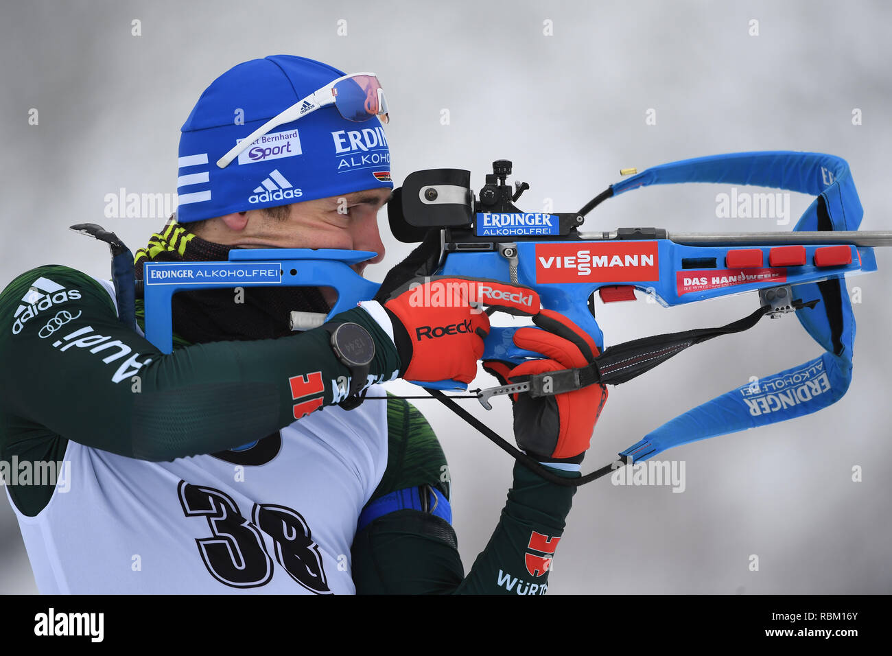Oberhof, Germany. 11th Jan, 2019. Biathlon, World Cup, Sprint 10 km ...
