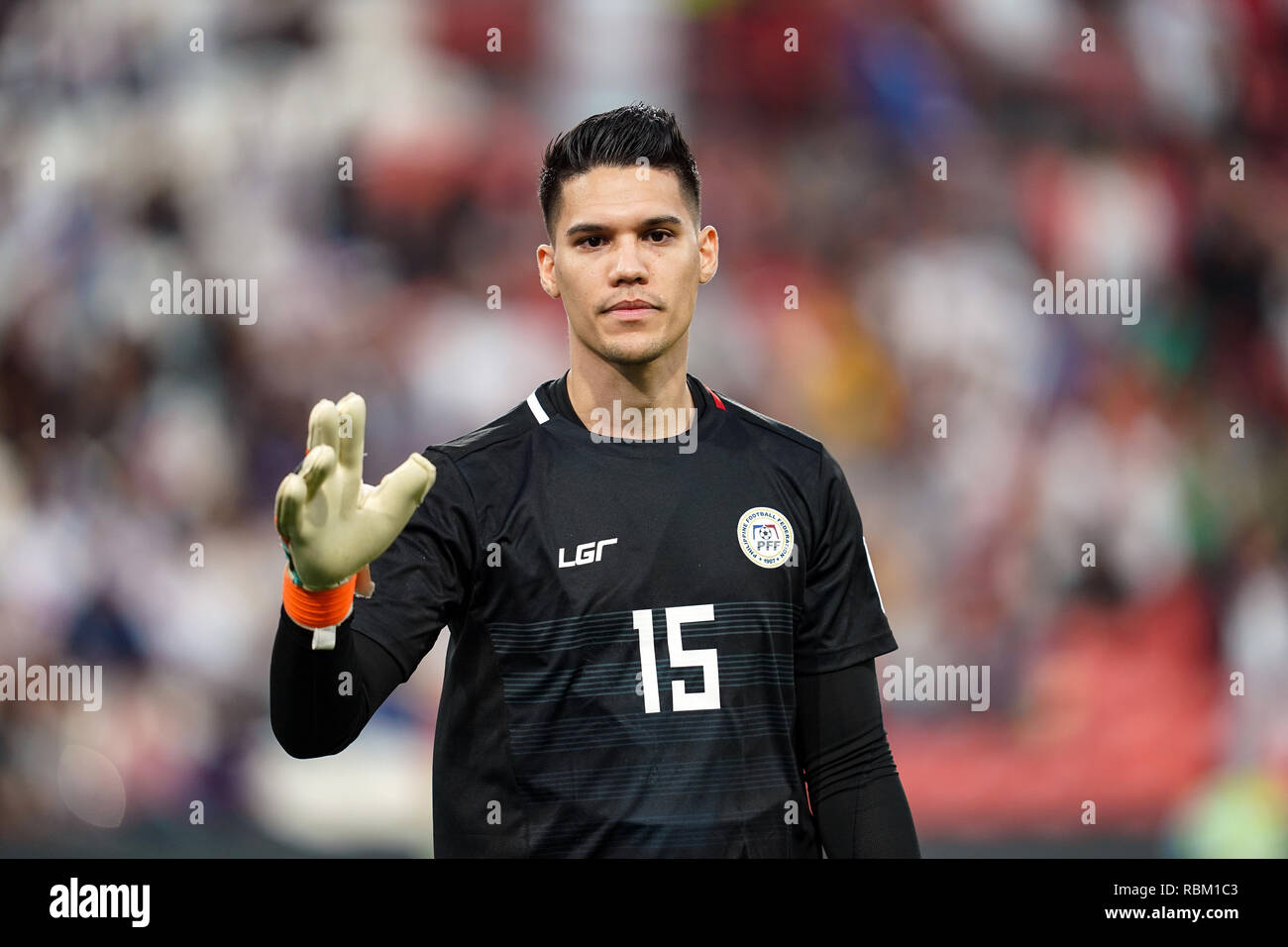 January 11, 2019 : Michael Falkesgaard of Philippines during ...