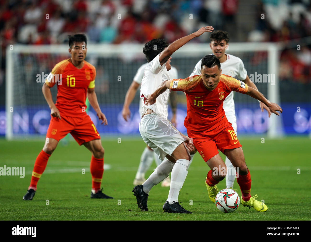 January 11, 2019 : Gao Lin of China dribbling during Philippines v ...