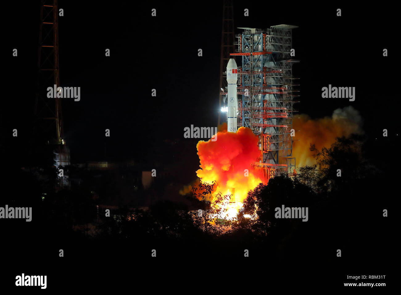 Beijing, China. 8th Dec, 2018. China launches Chang'e-4 lunar probe in ...
