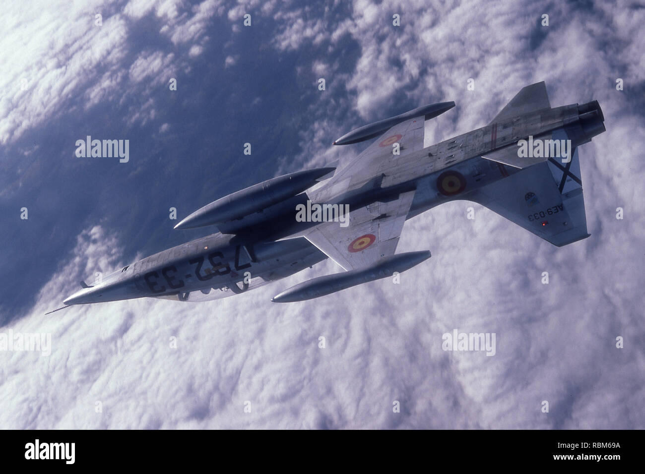 NORTHROP SF-5B FREEDOM FIGHTER OF 732 ESCADRON, SPANISH AIR FORCE Stock ...