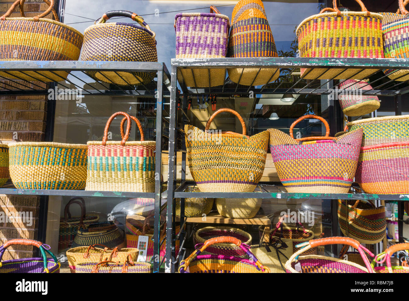 Shelves display sale bags hi-res stock photography and images - Alamy