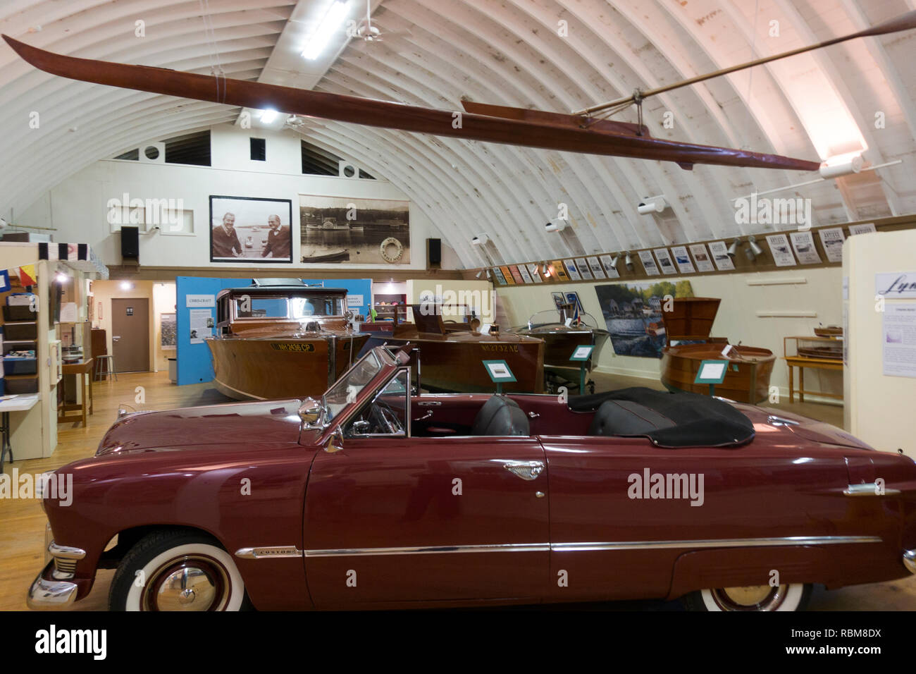 NH Boat Museum in Wolfeboro New Hampshire Stock Photo - Alamy