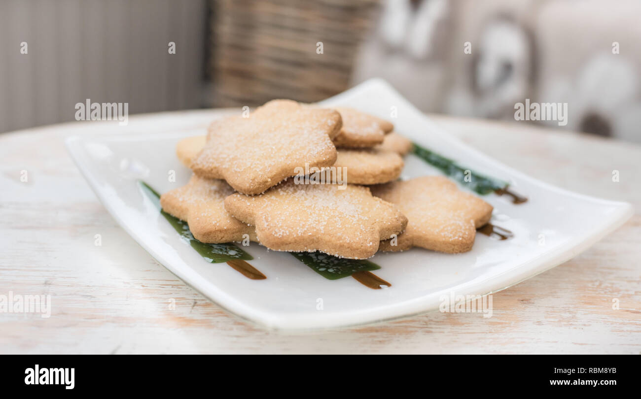 Tasty biscuits for afternoon tea - traditional homemade Scottish ...