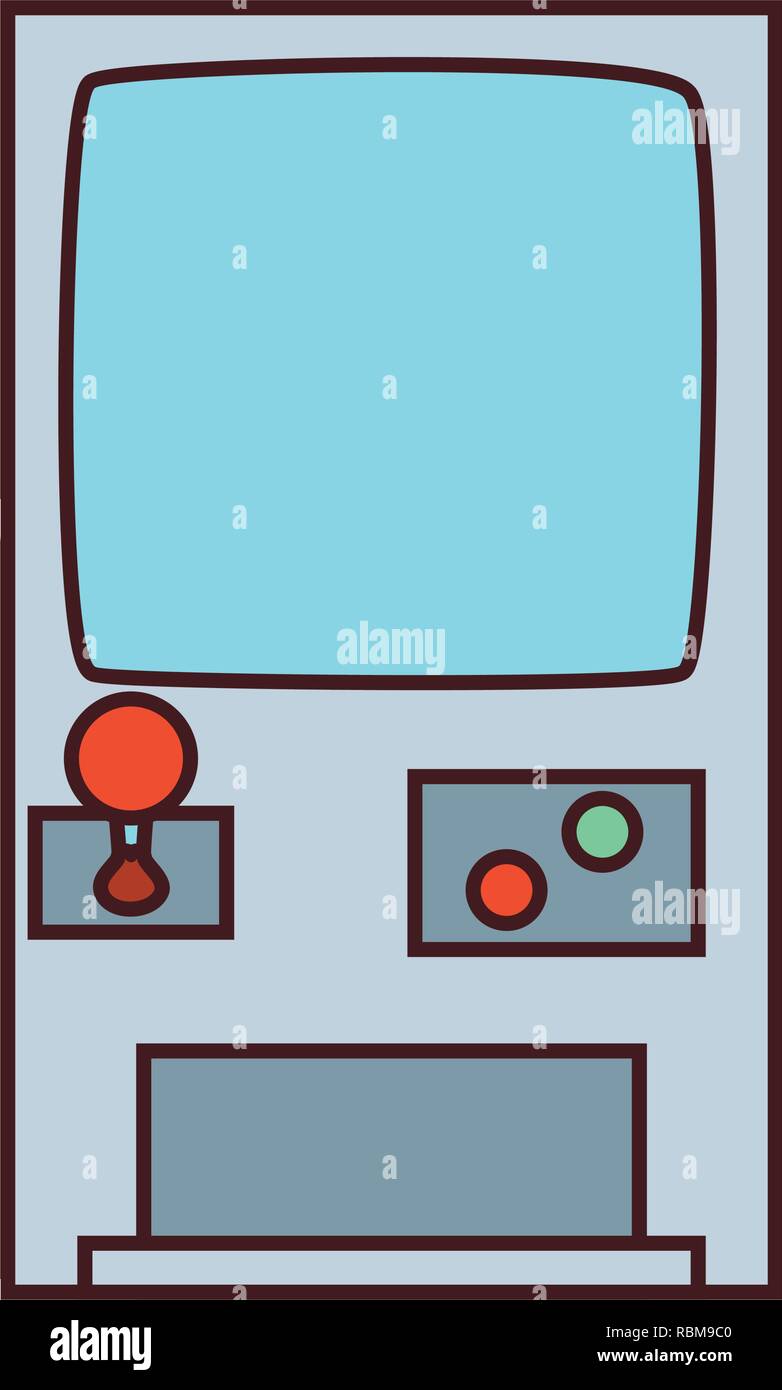 retro video game console vector illustration design Stock Vector Image ...