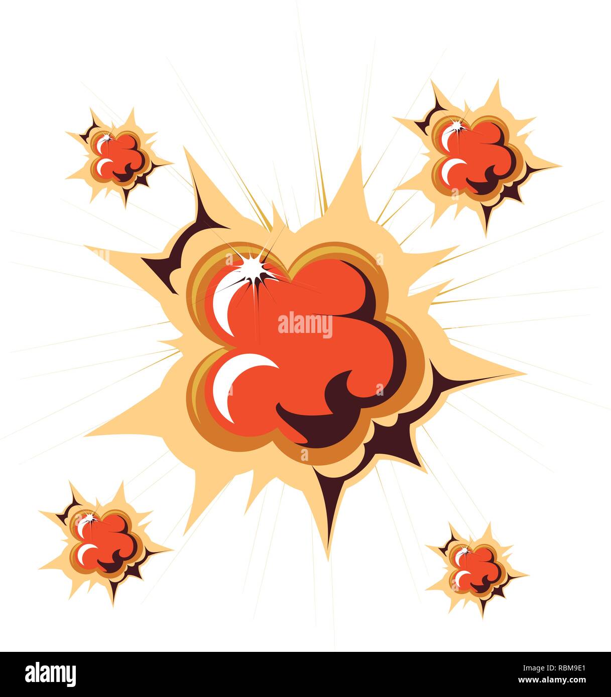 Cartoon Explosion Vintage High Resolution Stock Photography and Images ...