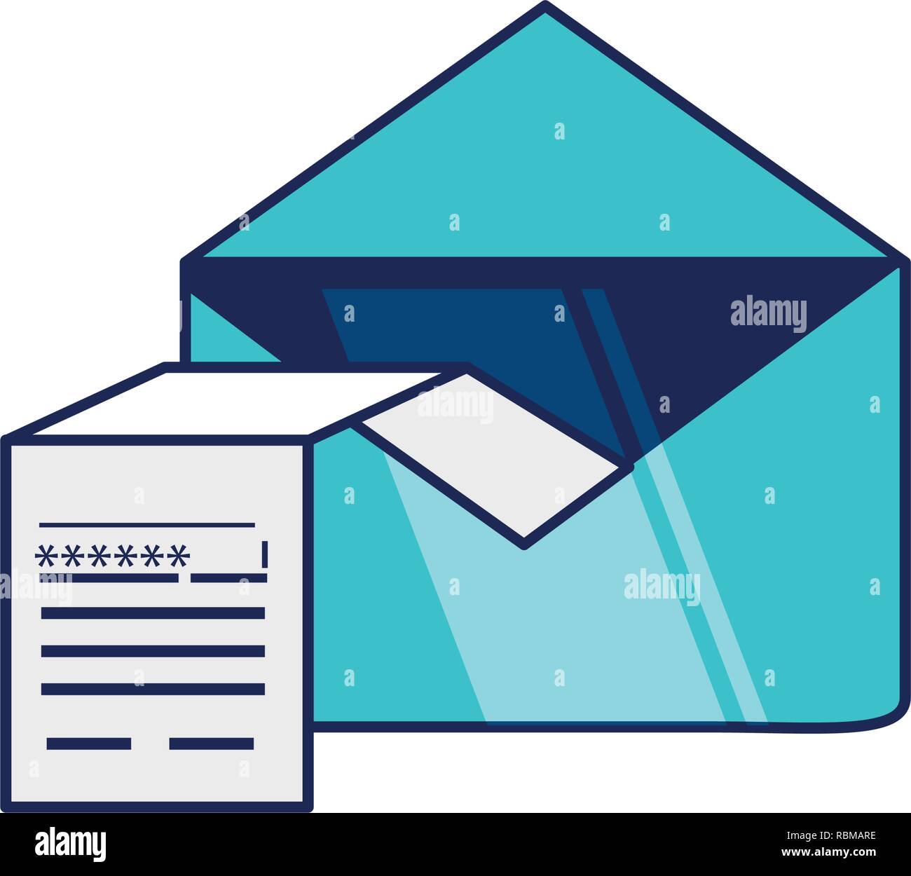 Password post it Stock Vector Images - Alamy