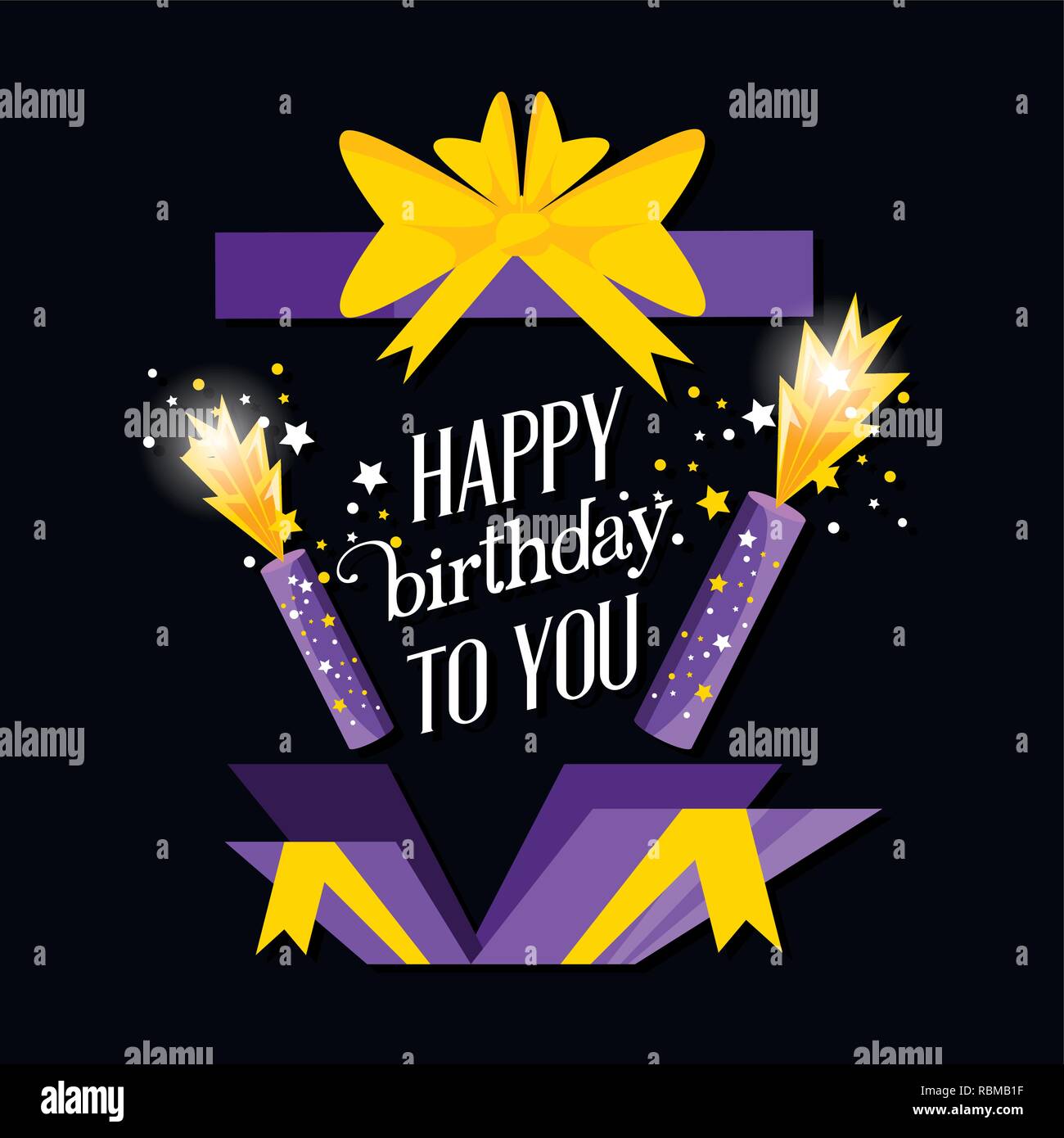 Gift box explosive surprise vector hi-res stock photography and images ...