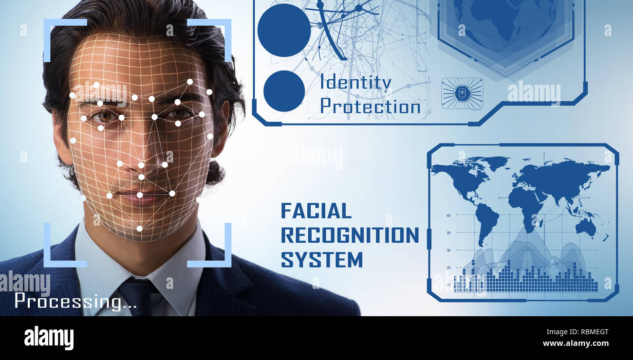 Concept of face recognition software and hardware Stock Photo - Alamy