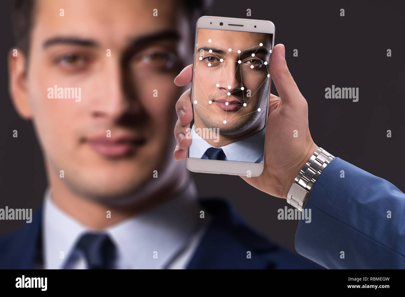 Concept of face recognition software and hardware Stock Photo - Alamy