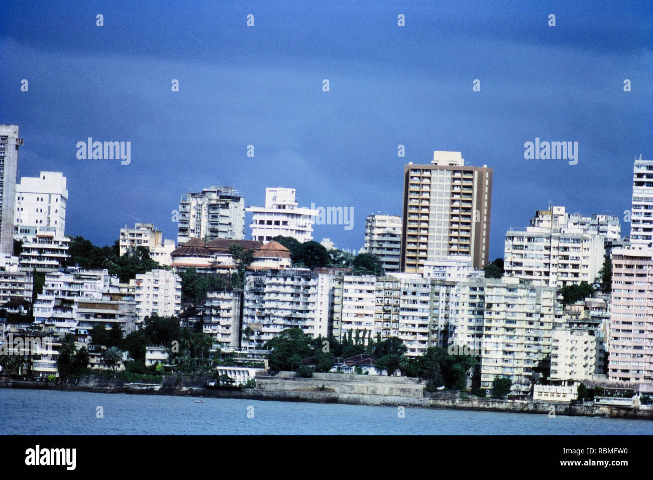Walkeshwar skyline, Mumbai, Maharashtra, India, Asia Stock Photo - Alamy