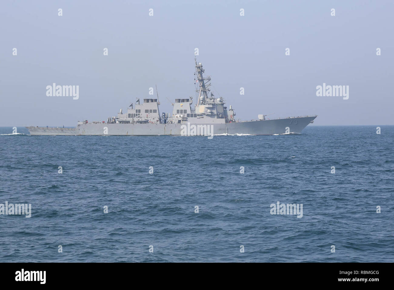 ARABIAN GULF (Jan. 9, 2019) The Arleigh Burke-class guided-missile ...