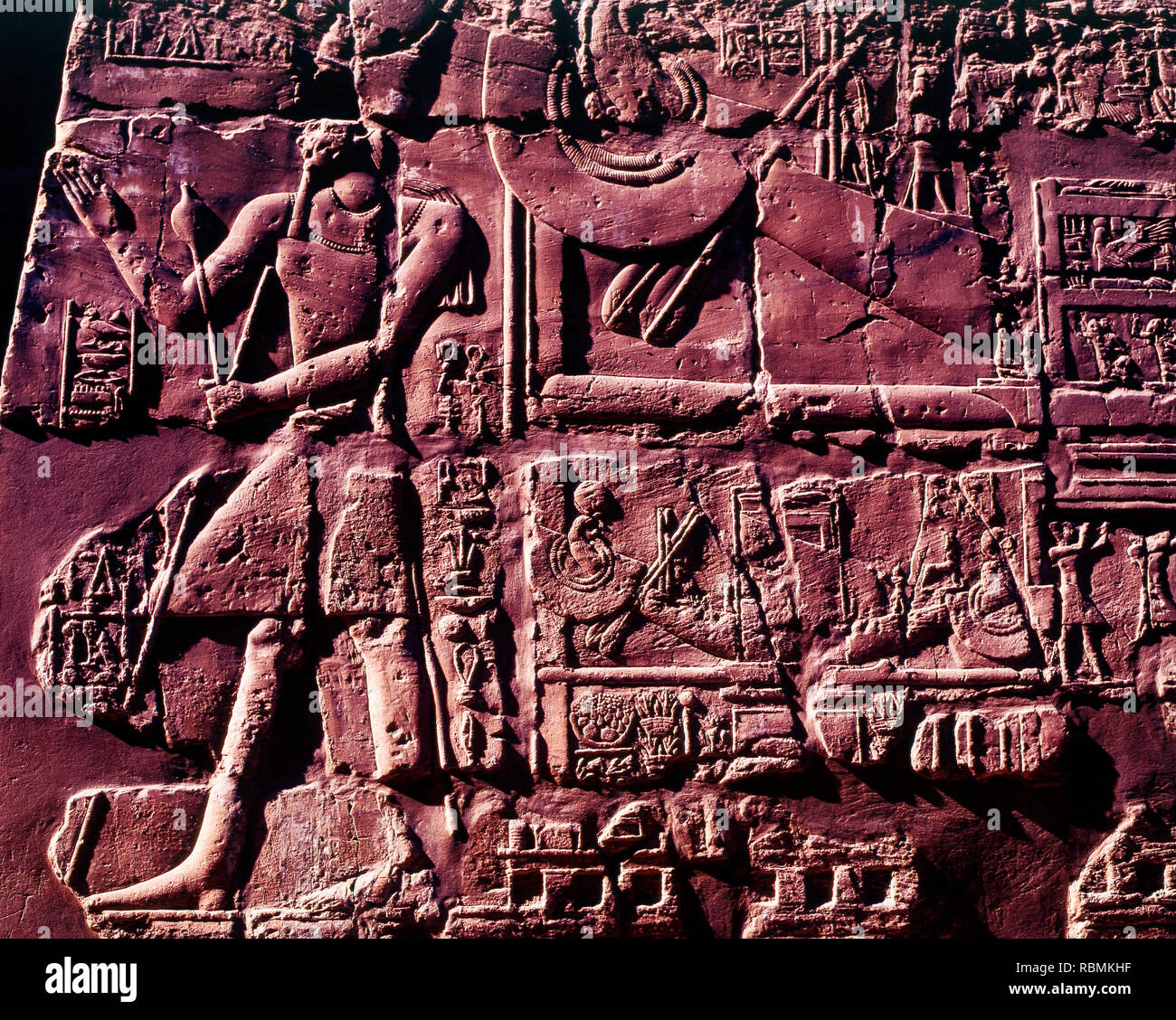 Wall Inscriptions, Karnak Temple, Egypt Stock Photo - Alamy
