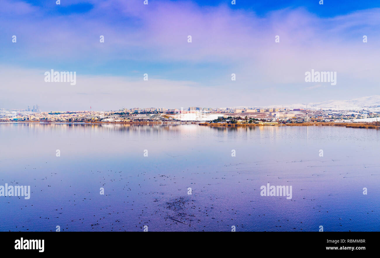 Lake mogan golbasi city hi-res stock photography and images - Alamy