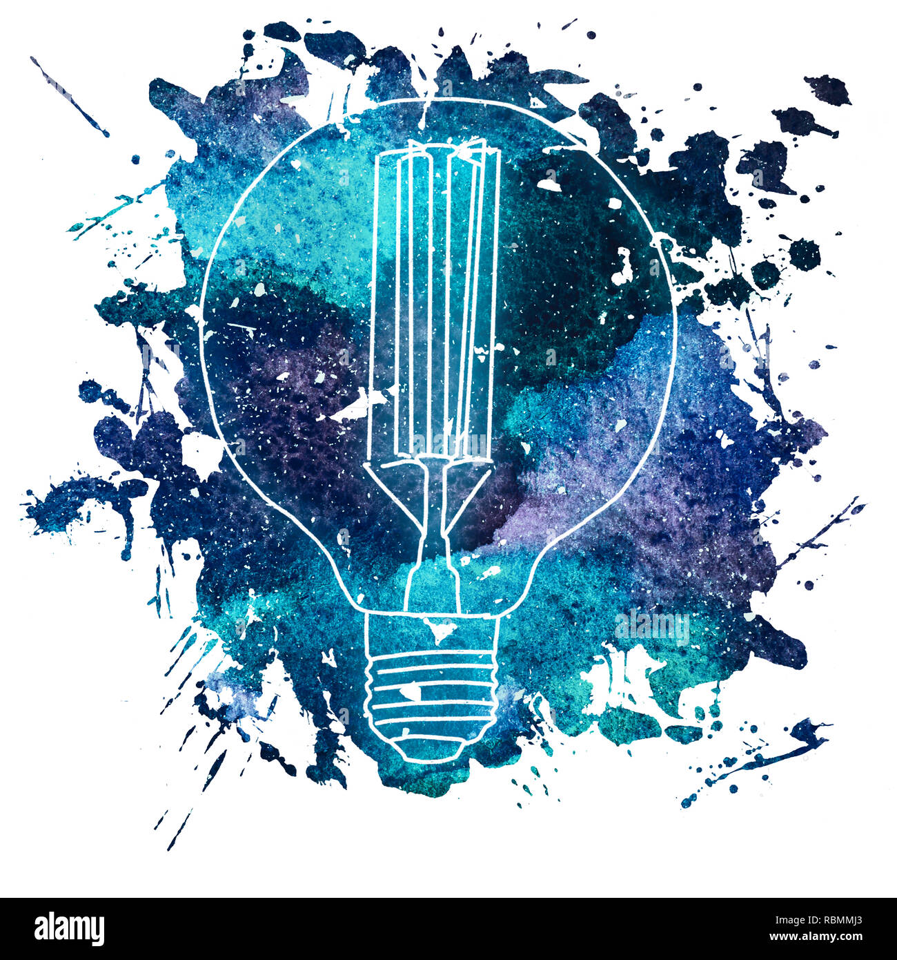 Hand drawing solution symbol hi-res stock photography and images - Alamy