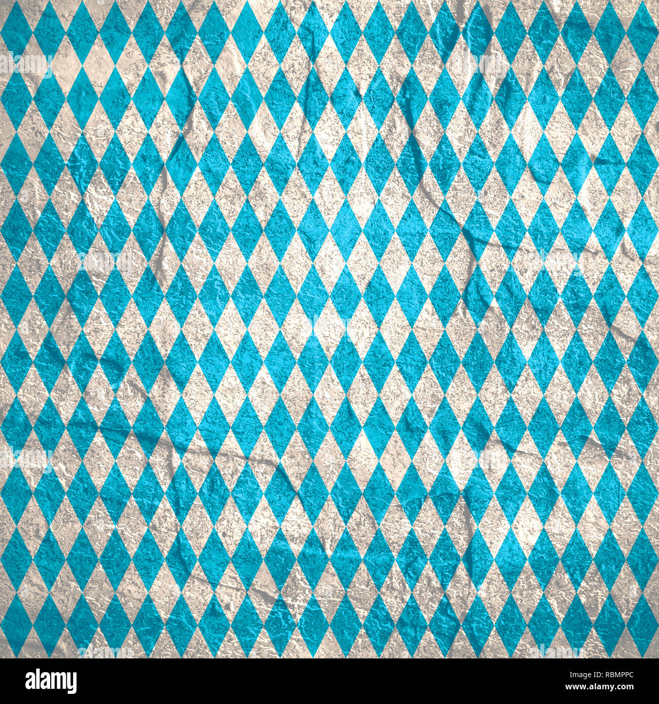 Oktoberfest bavarian traditional blue and rhombus background pattern ...