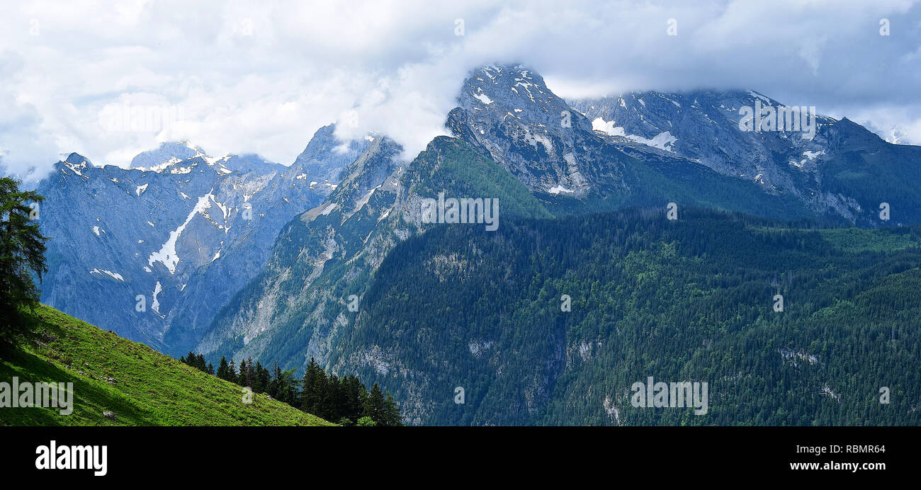 Jenner summit, Berchtesgaden, Bavaria, Germany, 020617 Stock Photo - Alamy