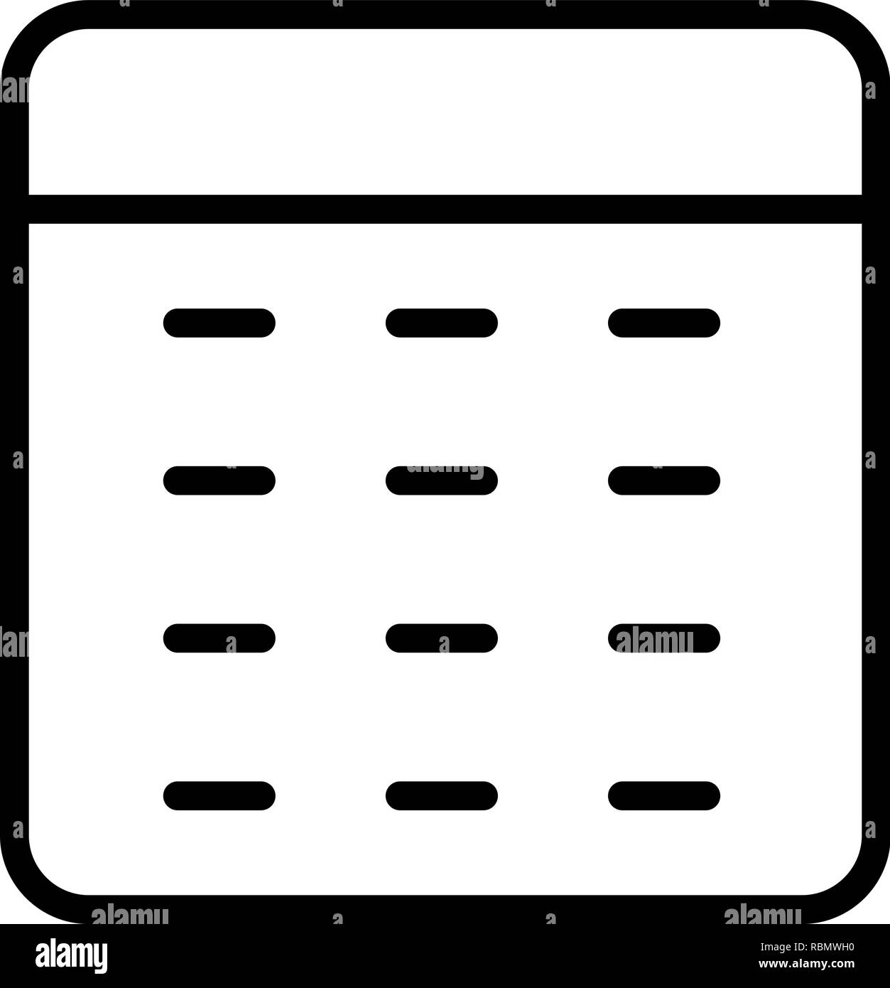 Vector Calculator Icon Stock Vector Image & Art - Alamy