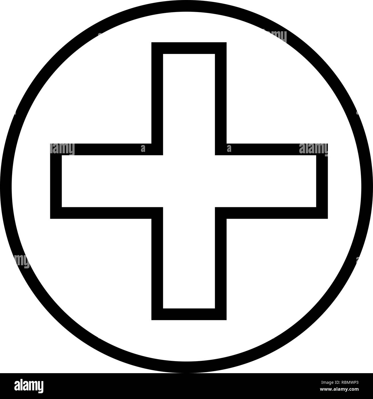 Vector Add Icon Stock Vector Image & Art - Alamy