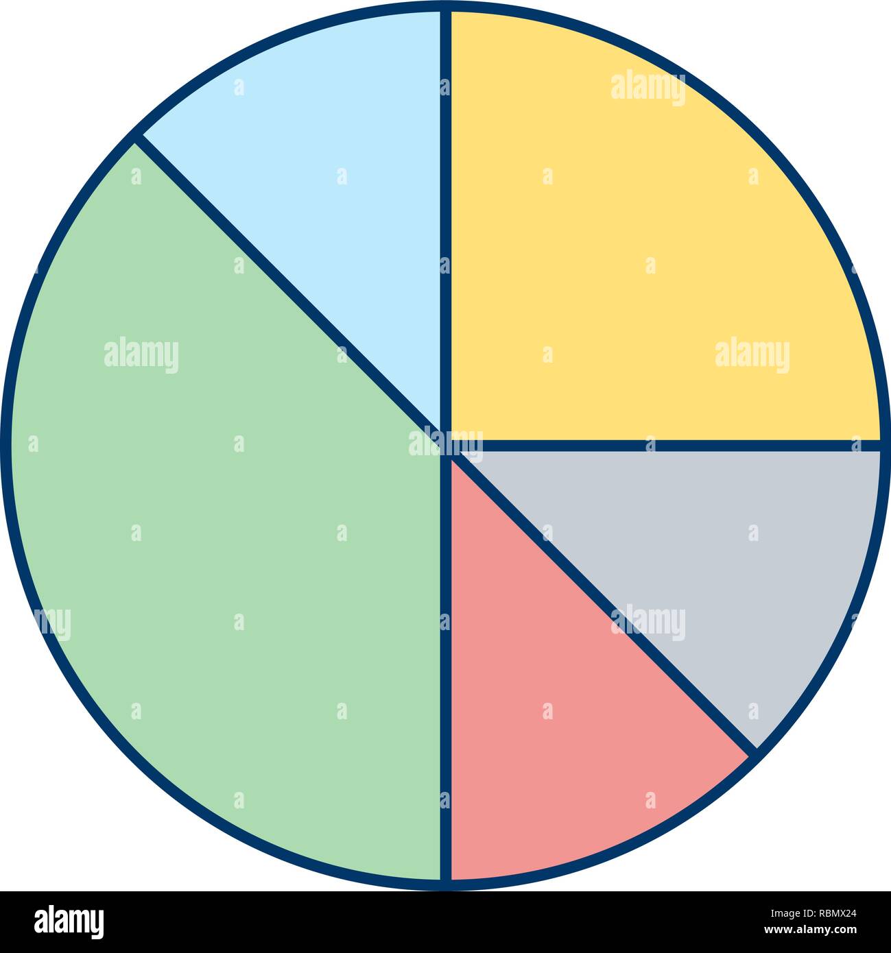 Pie charticon hi-res stock photography and images - Alamy