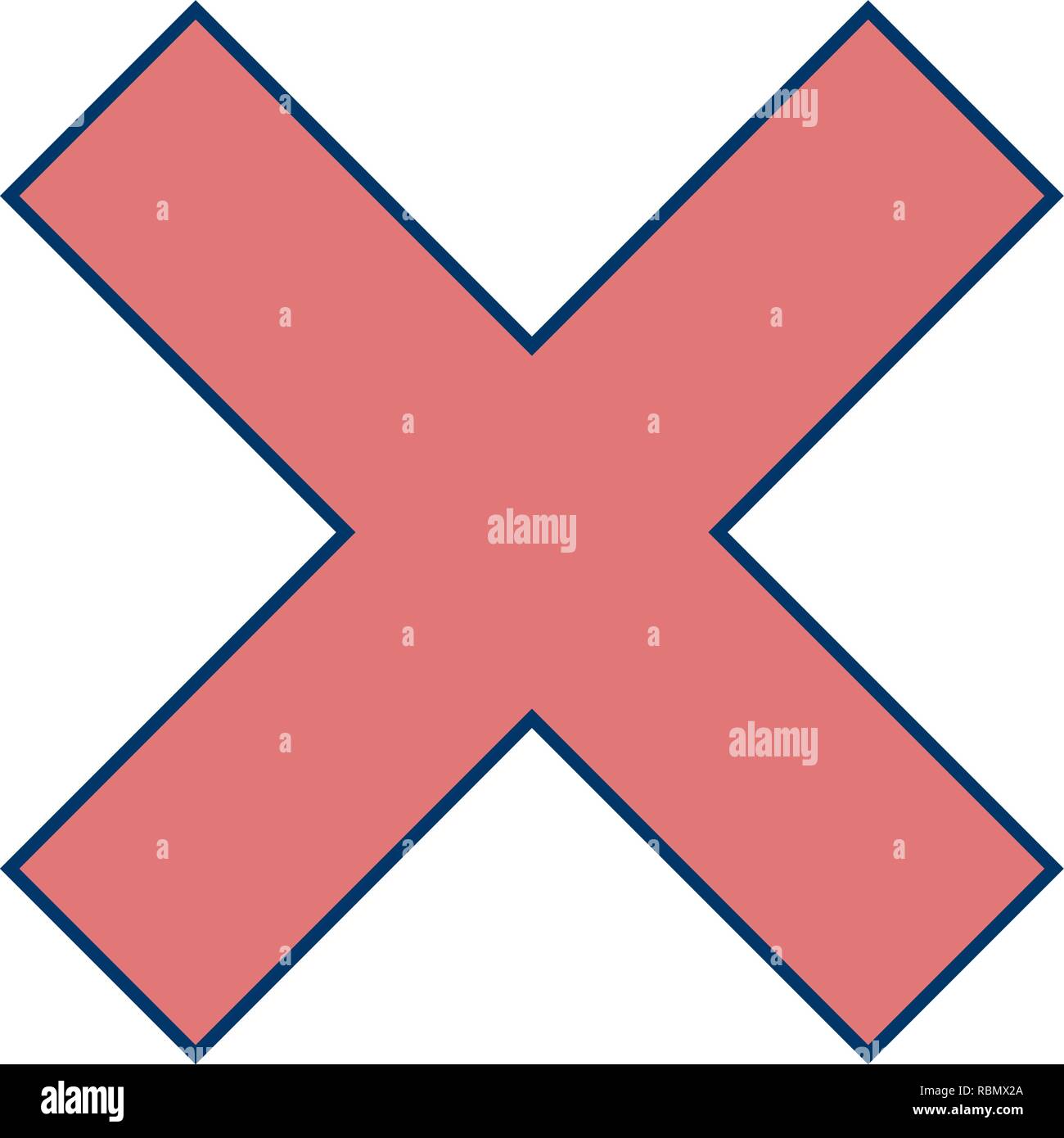 Vector Cancel Icon Stock Vector Image & Art - Alamy