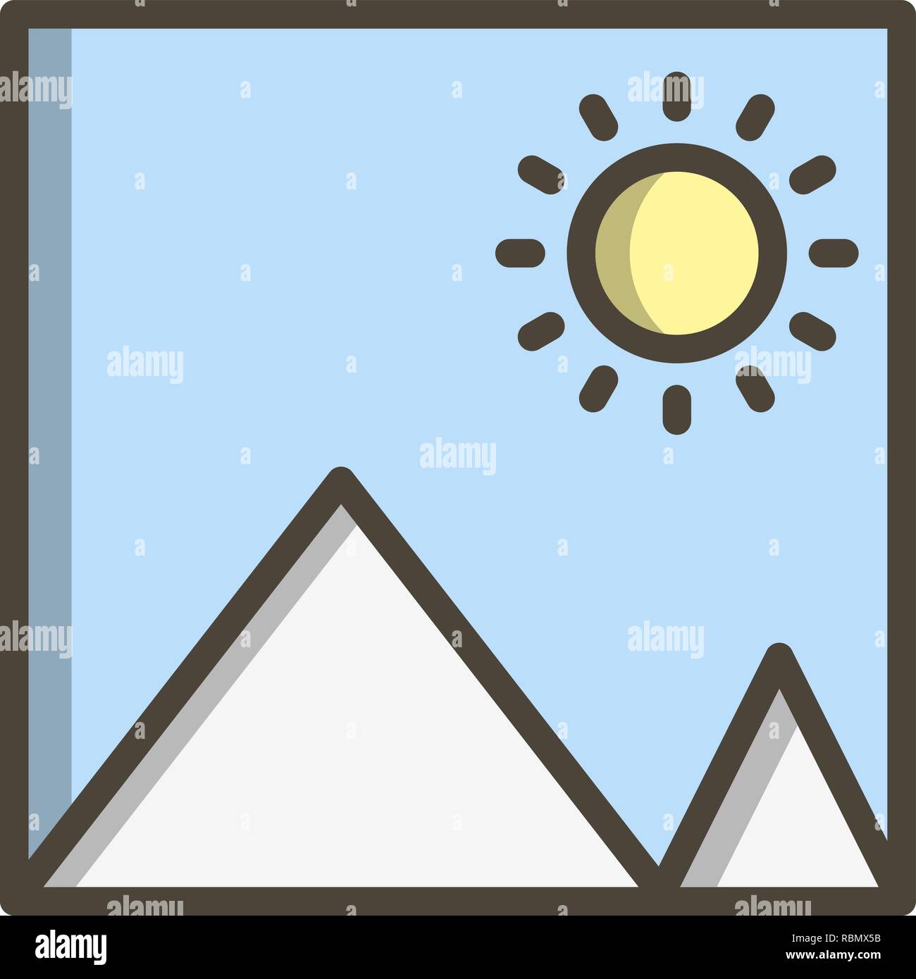 Vector Picture Icon Stock Vector Image & Art - Alamy