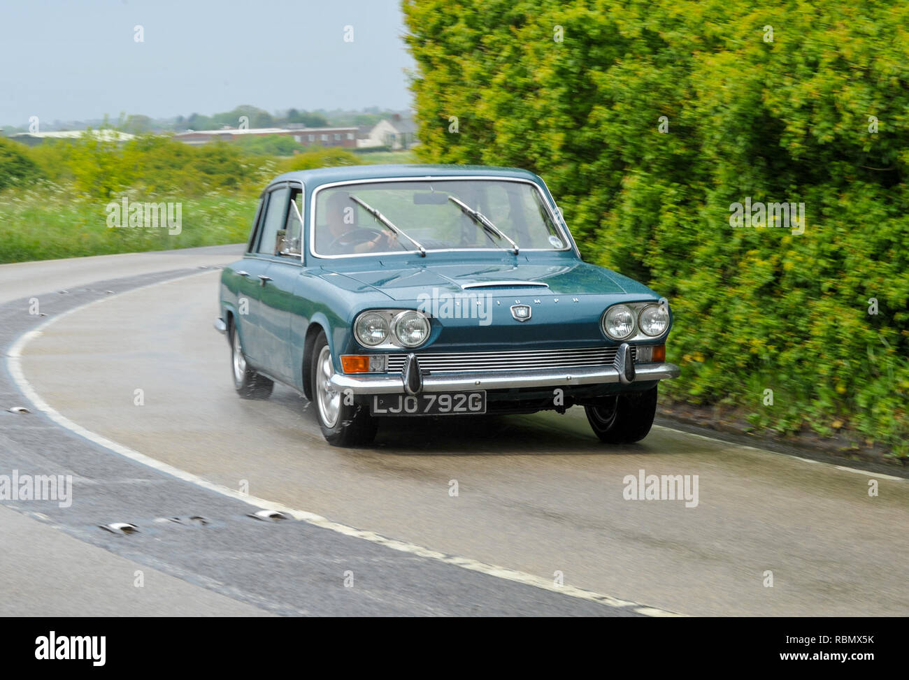1969 Triumph 2000 classic British saloon car Stock Photo - Alamy