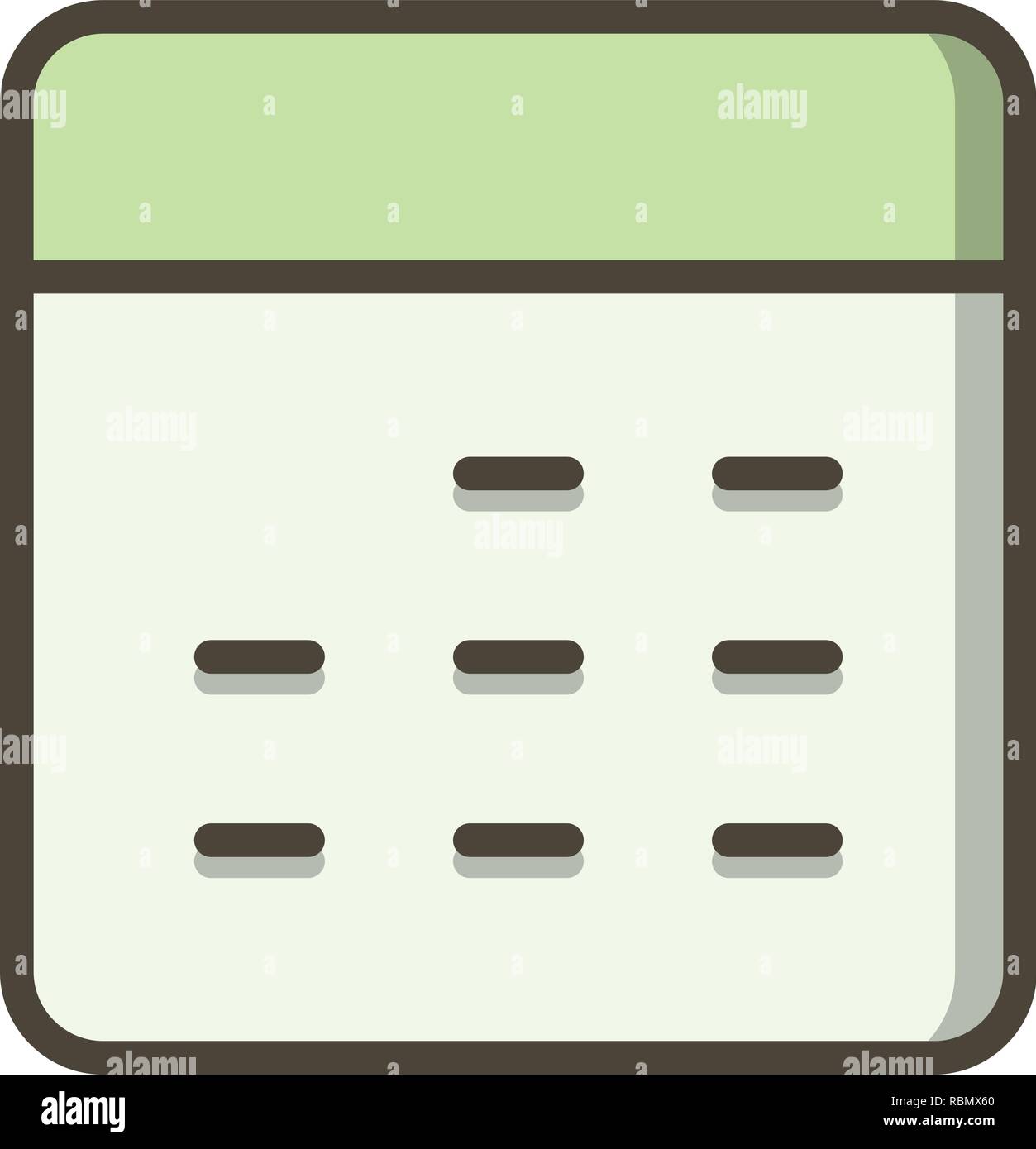 Vector Calendar Icon Stock Vector Image & Art - Alamy