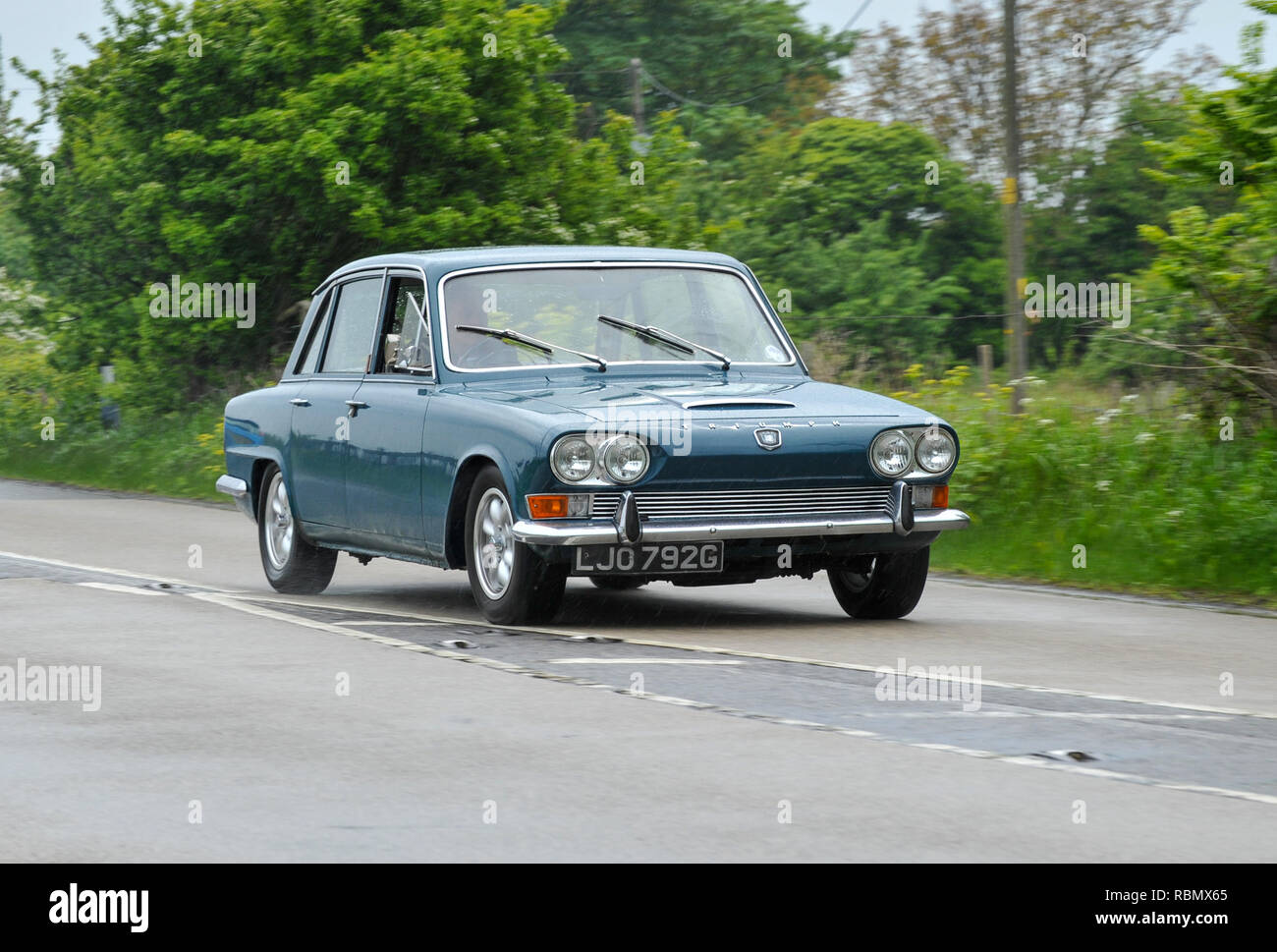 1969 Triumph 2000 classic British saloon car Stock Photo - Alamy