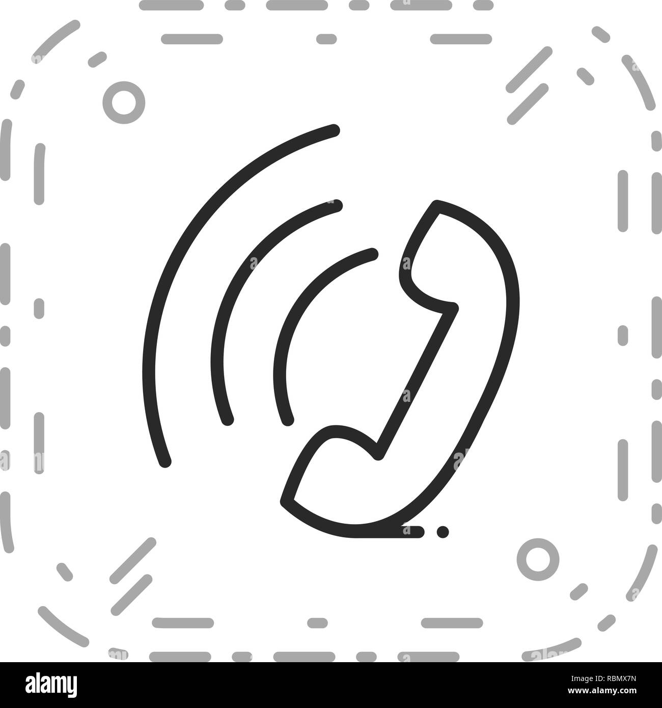 Vector Active Call Icon Stock Vector Image & Art - Alamy