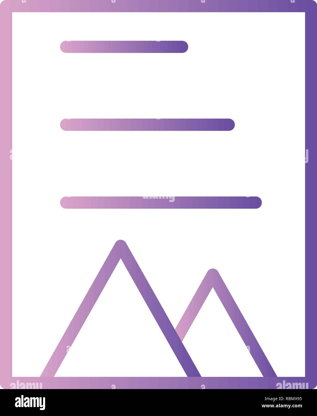 Vector Document Icon Stock Vector Image & Art - Alamy